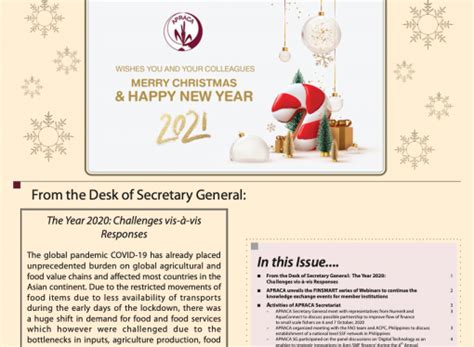 APRACA Newsletter APRACA