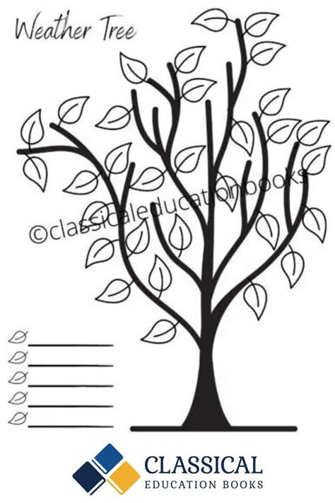 Weather Tree Printable Classical Education Tree Free Weather Books