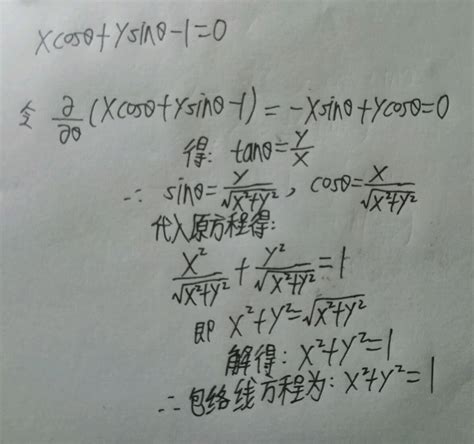 简介包络线方程的几个解法 哔哩哔哩