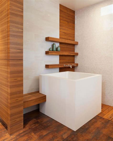 Japanese Style Deep Soaking Square Bath At Owen Griver Blog