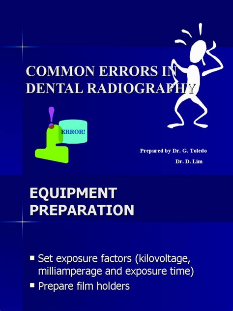 Common Errors In Dental Radiography Pdf