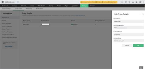 Enterprise Edition Communication OpManager Help
