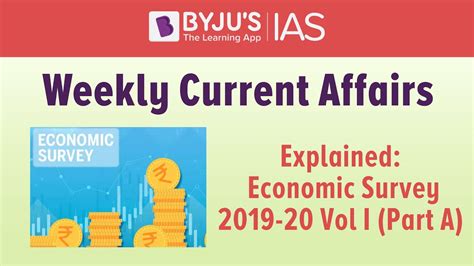 Explained Economic Survey 2019 20 Volume 1 Part A Youtube