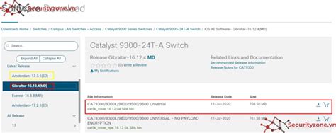 Lab Hướng dẫn Upgrade IOS cho Cisco C Lab Network System Security