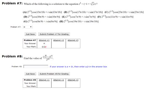 Solved Problem 7 Which Of The Following Is A Solution To Chegg
