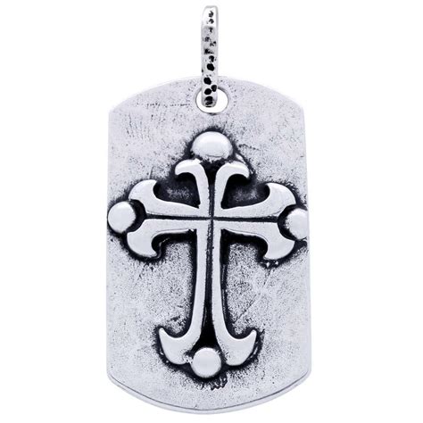 Pandant Argint Placuta Identificare Cu Cruce Bespecial Ro Psx0533
