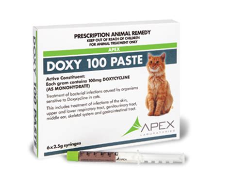 Apex Doxy Doxycycline Paste 25g Generic To Vibravet Pet Care Pharmacy Apex Doxy Doxycycline Paste 25g Generic To Vibravet Pet Care Pharmacy
