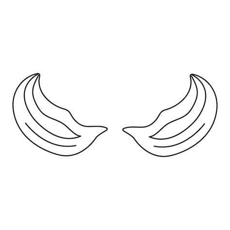 Premium Vector Devil Wings Isolated On White Background