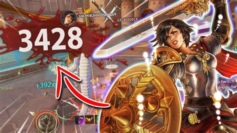 I HIT SOMEONE WITH THE BIGGEST CRIT IN SMITE YouTube
