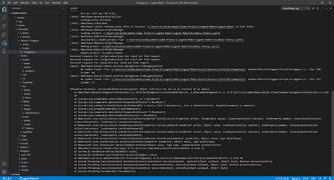 omnisharp randomly errored out now there s no intellisense visual