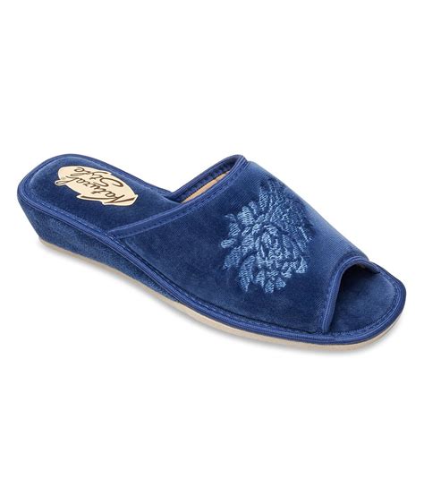 Kapcie Damskie Natural Style NS 010 Niebieskie Twojeobuwie Pl