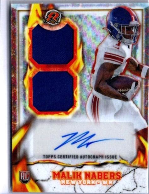 Malik Nabers Ipa Mn Prices 2024 Topps Resurgence Ignite Rookie Patch