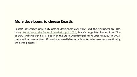 Ppt Key Trends Of React Js Development In 2024 Powerpoint