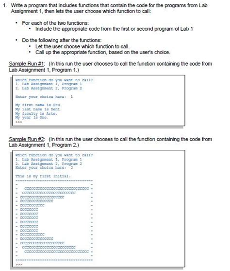 Solved 1 Write A Program That Displays Your First Name