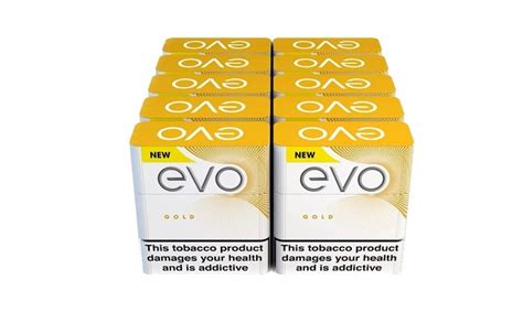 Evo Tobacco Sticks Gold X 10 Carton 200 Sticks Heat Not Burn