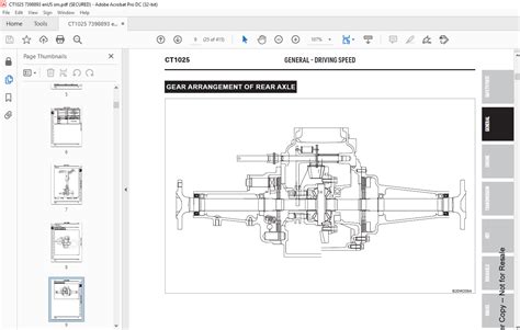 Bobcat Ct1025 Hst Compact Tractor Service Manual 7398893 12 19