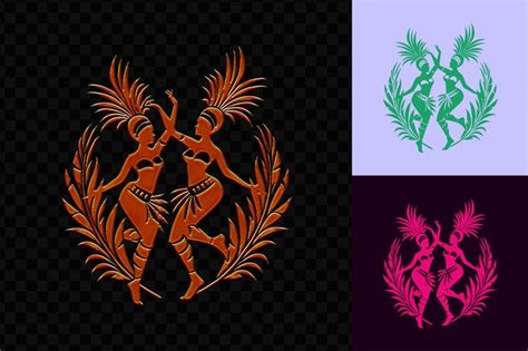 Premium Psd Psd Samba With Rhythmic Icon Dance With Lively And