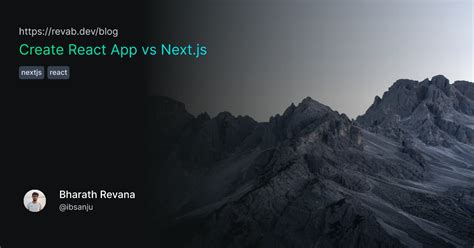 Create React App Vs Nextjs