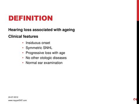 Ppt Presbycusis Powerpoint Presentation Free Download Id 2957165