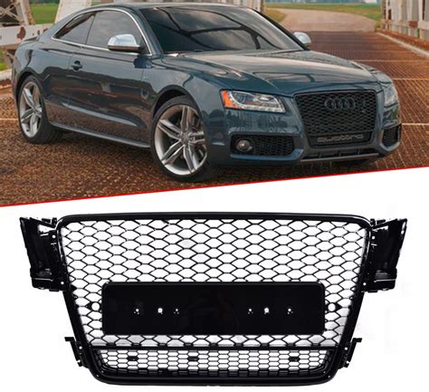 Audi A5 Atrapa Grill A5 8t Rs5 Quattro Czarny Połysk Plaster Miodu Pdc