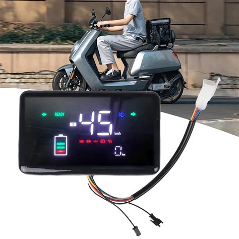 48 72V Ebike Scooter LCD Display Motor Speedmeter Screen 6PIN Interface