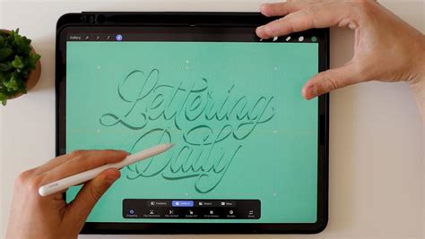 How To Easily Create An Embossed Effect In Procreate Lettering Daily
