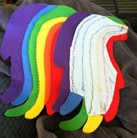 Diy Rainbow Dash Plush With Goggles Imagine Our Life