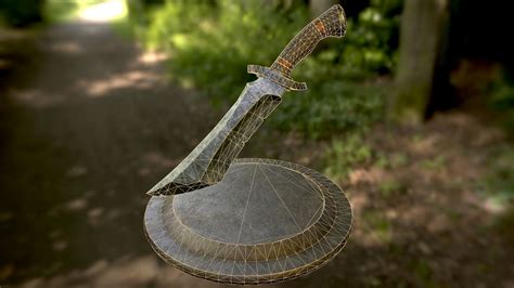 Runic Dagger 3d Model 5 Fbx Free3d