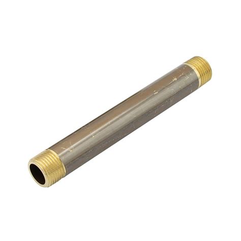 Brass Nipple 10 Black Shower Head