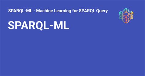 Sparql Ml Data Science Group Dice At Paderborn University