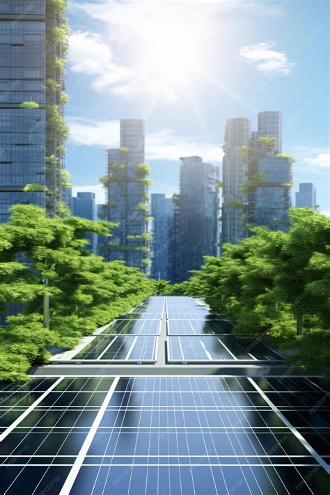 Premium Ai Image Solar Panel Pergola Urban Environment Clean Energy Innovation With Bifacial