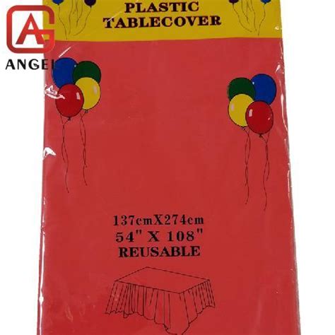 Plastic Tablecloths For Rectangle Tables Disposable Rectangular Table