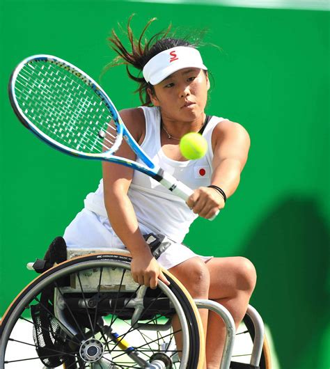 準決勝で敗れた上地結衣＝井手さゆり撮影（615）－国枝 3連覇逃す リオパラリンピック2016：朝日新聞デジタル