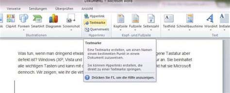 Interne Links Im Word Dokument Erstellen