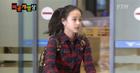 [미공개 영상] 리듬체조 요정 손연재 입국 톡톡 튀는 공항 패션 화제