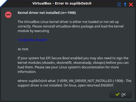 downgraded my ubuntu kernel and now virtualbox won t work r
