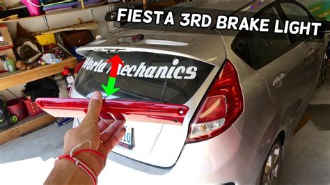 HOW TO REMOVE OR REPLACE THIRD BRAKE LIGHT ON FORD FIESTA MK ST YouTube