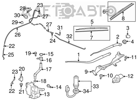 Бачок омывателя Mitsubishi Outlander 14-17 8260A276 артикул 556669 ...