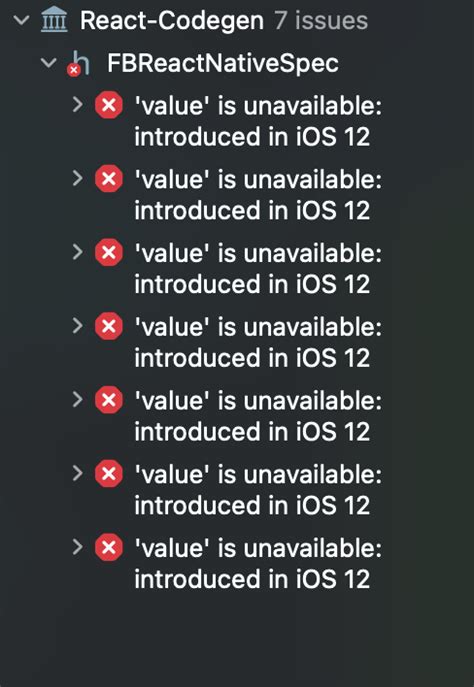 Problem To Build A Blank Project In Ios · Issue 37325 · Facebookreact