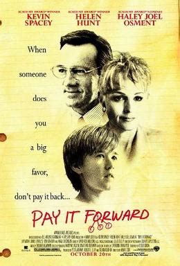 Pay It Forward Film Wikipedia
