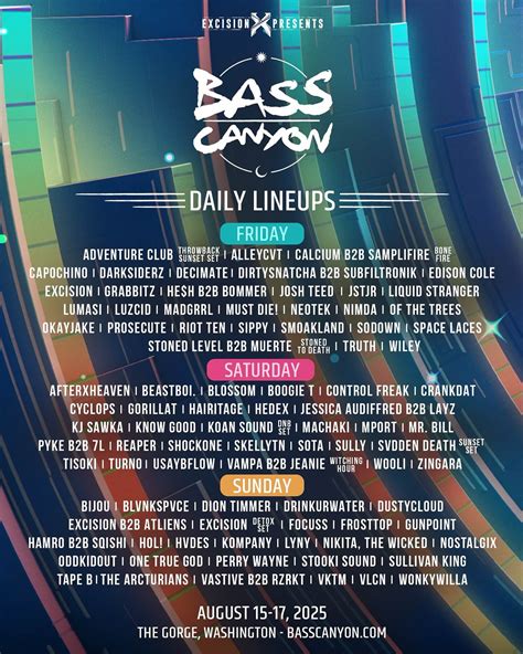 Bass Canyon 2025 Emeraldcityedm