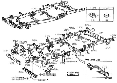 5100235561 Toyota Frame Sub Assembly Toyota Parts Overstock