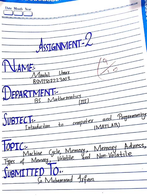 Assignment 2 Of Introduction To Computer And Technology Pdf