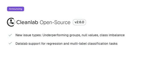 Cleanlab 26 Data Centric Ai Platform To Catch All Sorts Of Issues In