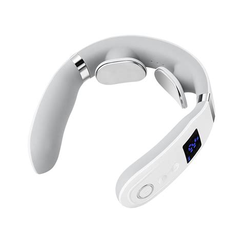 Neck Acupoints Lymphvity Massager Device Lymphatic Drainage Machine 10 Modes Neck Massager For