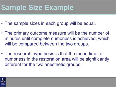 Sample Size Considerations Ppt Download