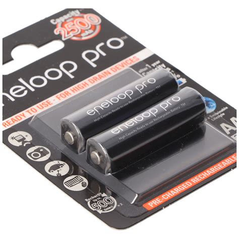 Panasonic eneloop Pro Mignon Akku BK-3HCDE/2BE NiMH 1,2Volt max ...