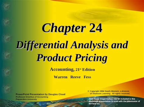 Ppt Chapter 24 Differential Analysis And Product Pricing Accounting