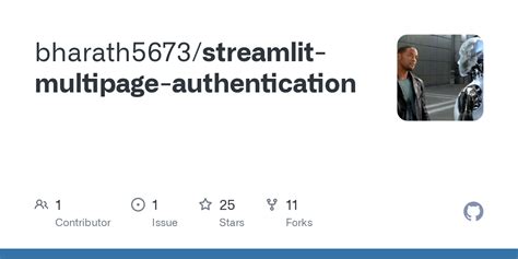 Github Bharath5673streamlit Multipage Authentication