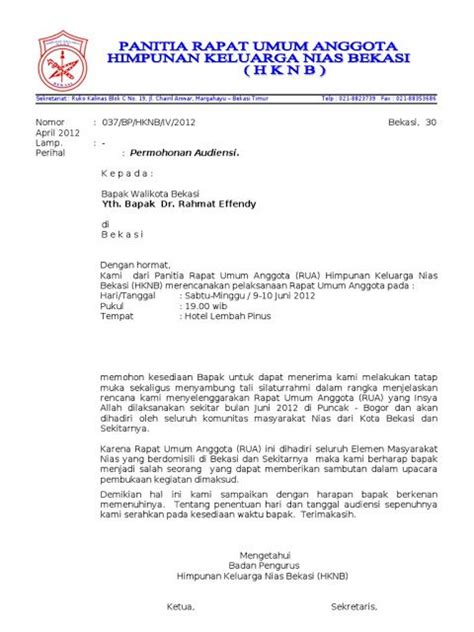 Contoh Surat Permohonan Kepada Bupati Dunia Belajar